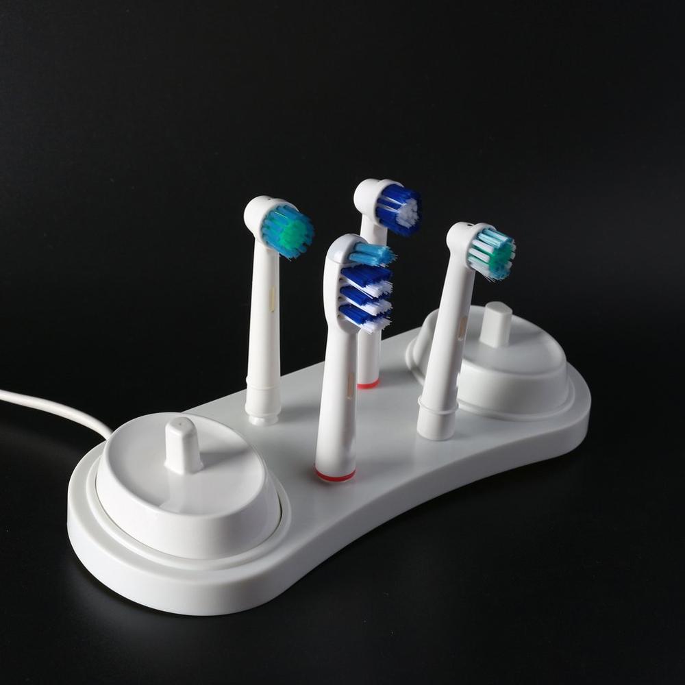 Electric Toothbrush Holder Bracket White 2 Toothbr... – Grandado