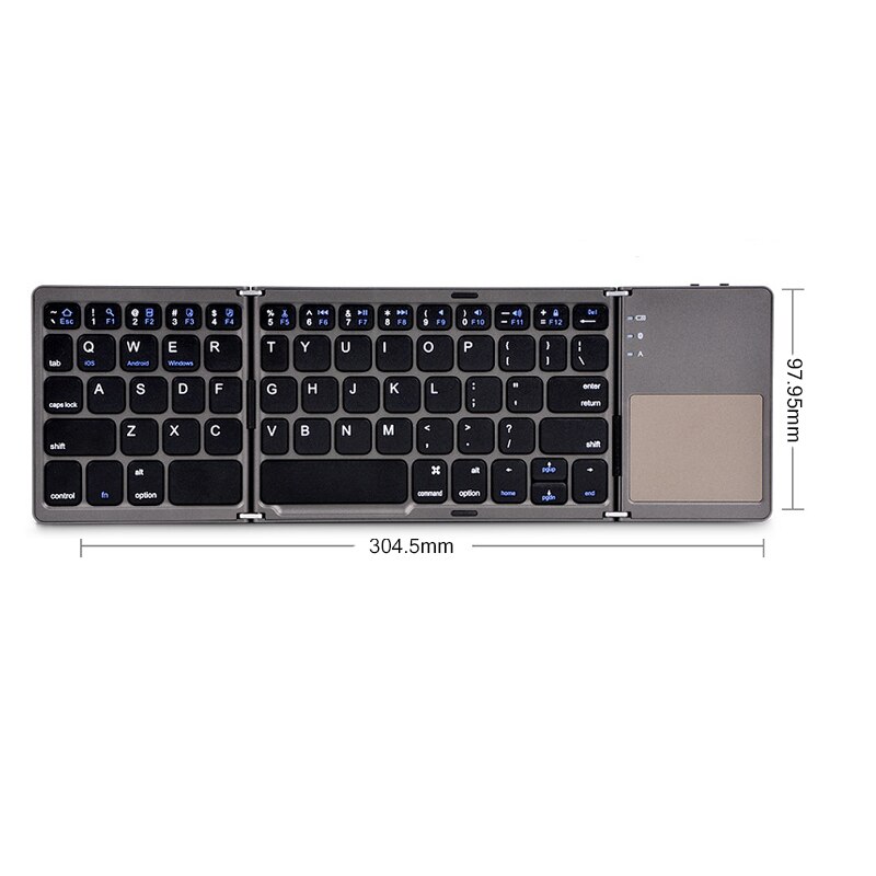 Wireless Folding Keyboard Bluetooth Keyboard With ... – Grandado