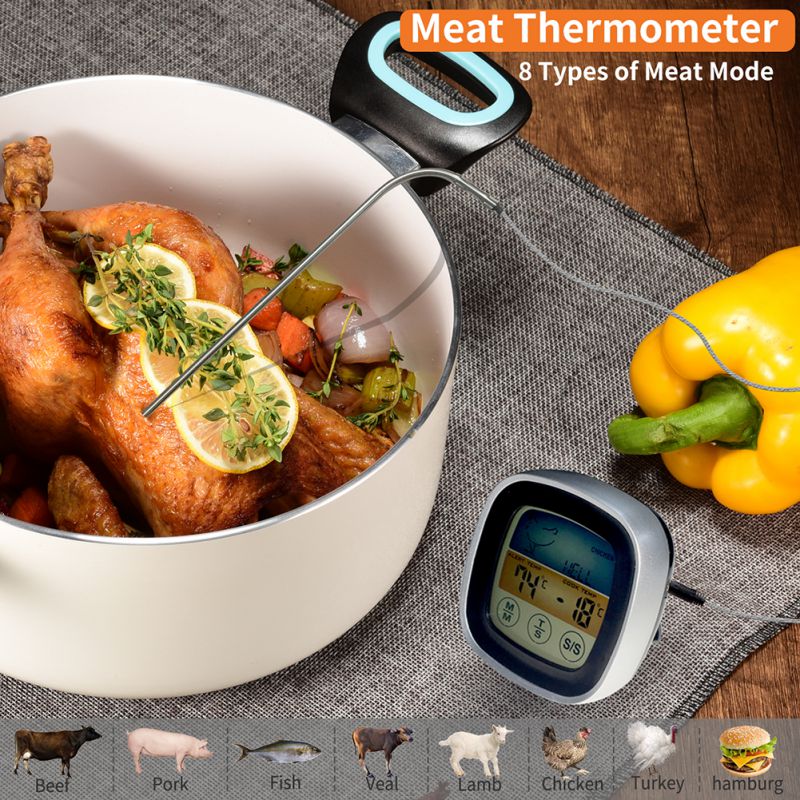 Digital BBQ Meat Thermometer Grill Kitchen Oven Th... – Grandado