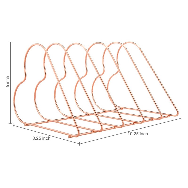 Metal Bookshelf Bookends Book Support Stand Desk O... – Grandado