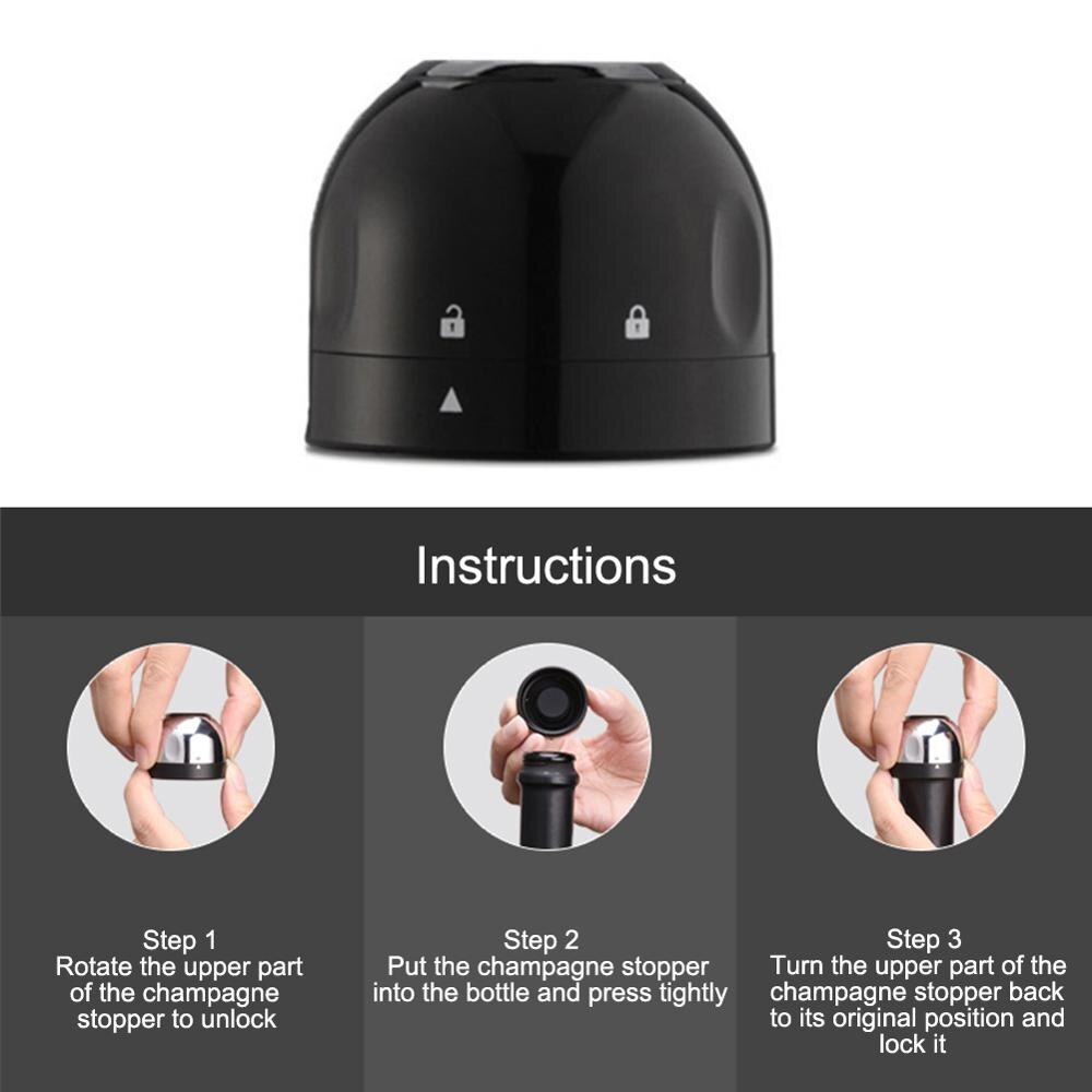 Mini Wine Stopper Rotary Lock Vacuum Bottle Sealer... – Grandado