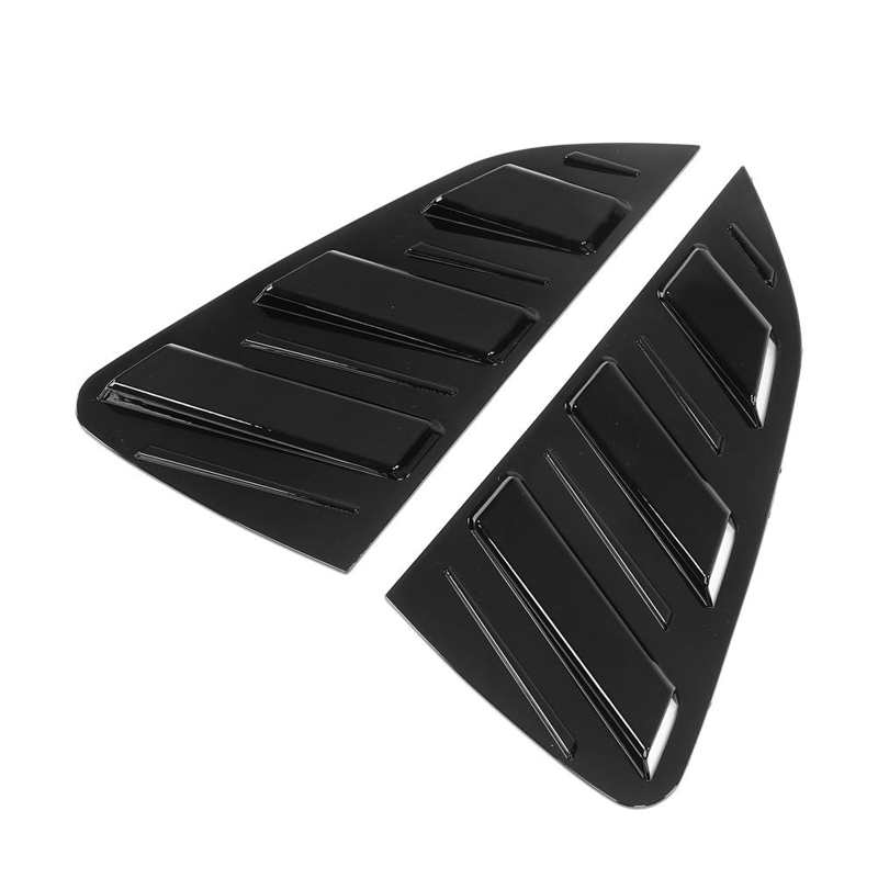 Side Window Louver Black ABS Plastic Rear Window S... – Vicedeal