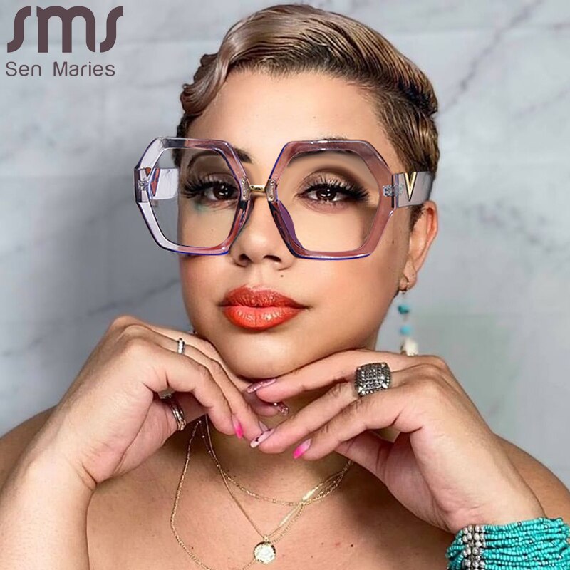 Anti-Blauw Vrouwen Brilmonturen Optische Clear Tra... – Grandado