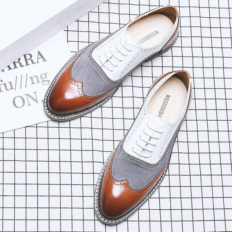 Men summer male dress flats man lace up driving fo... – Grandado
