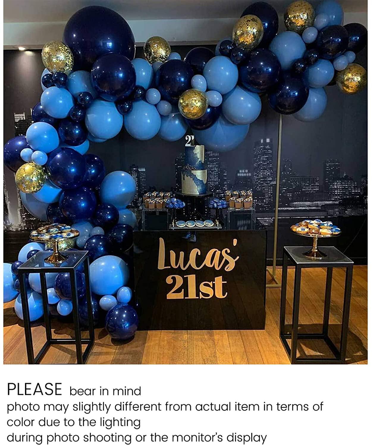 Pateeha Royal Blue Balloons 124 Pack 12 Inch, Late... – Grandado