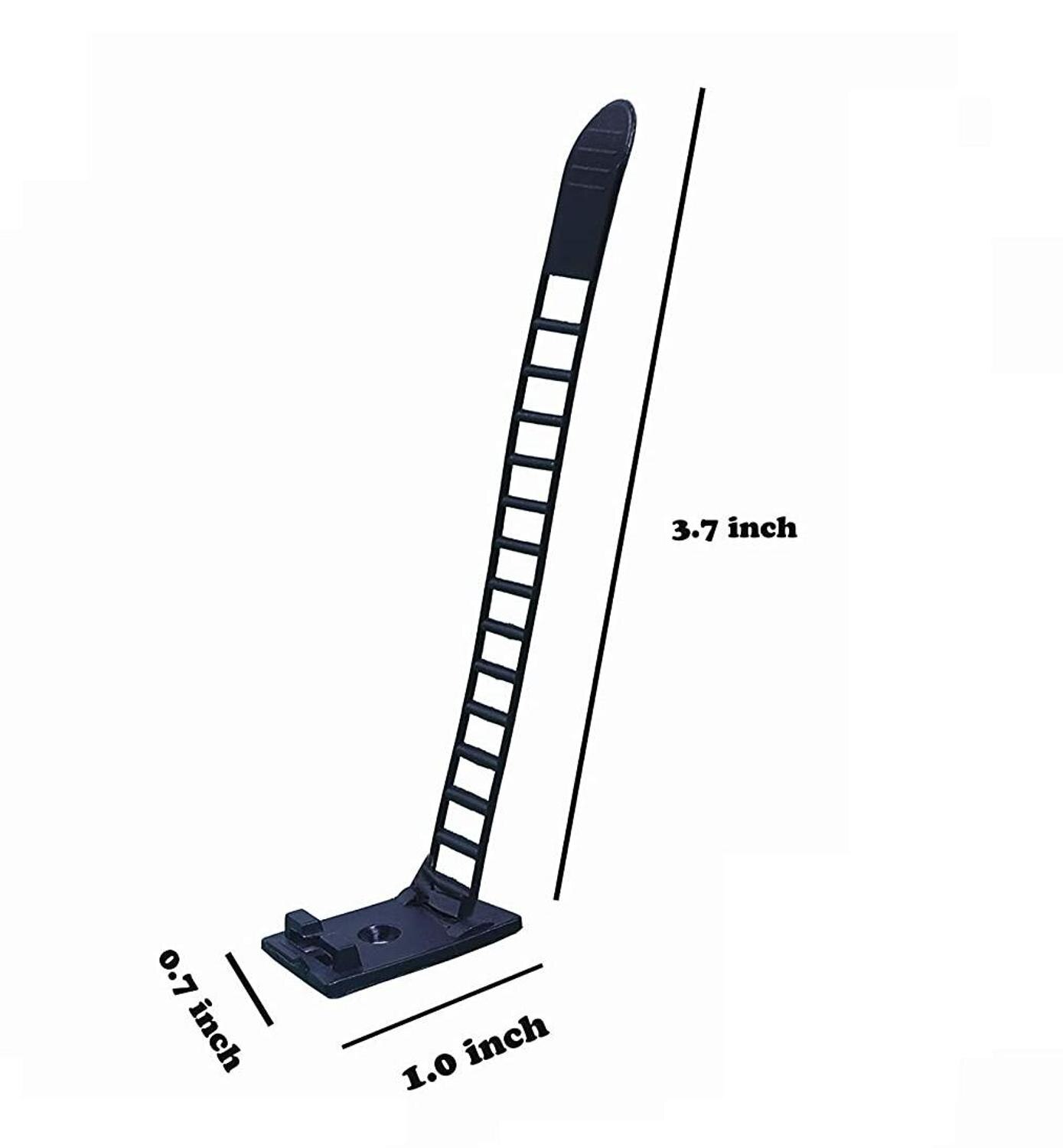 25 stk wire management clips justerbare selvklæben... – Vicedeal