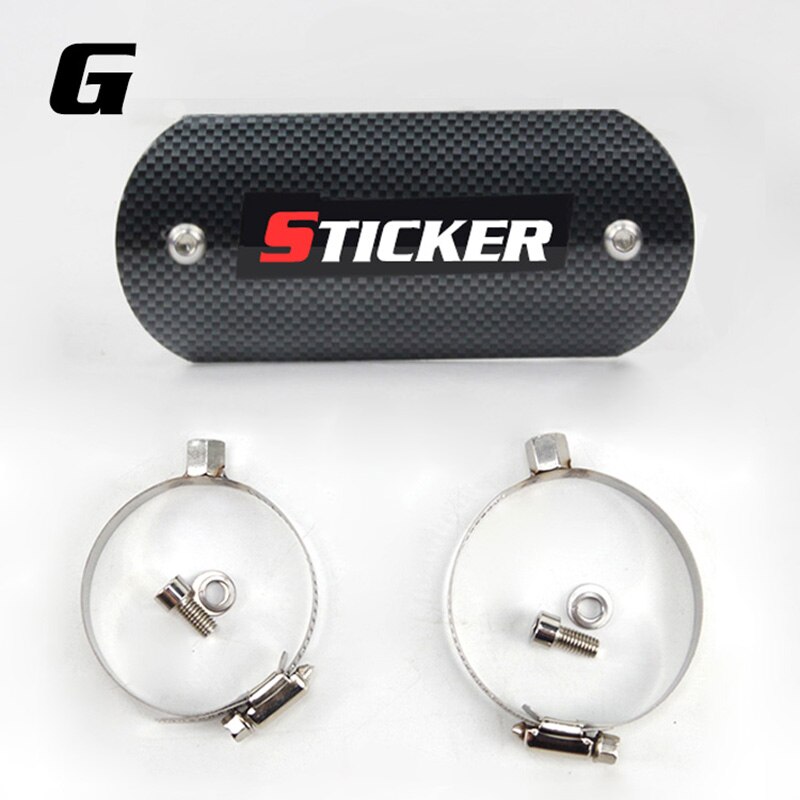 40-63mm Motorcycle Exhaust Pipe Heat Shield Cover ... – Grandado