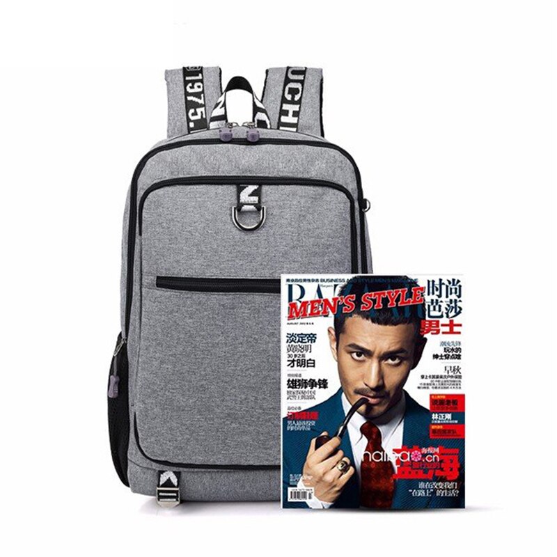 Waterproof USB charging men schoolbag teenage teen... – Grandado