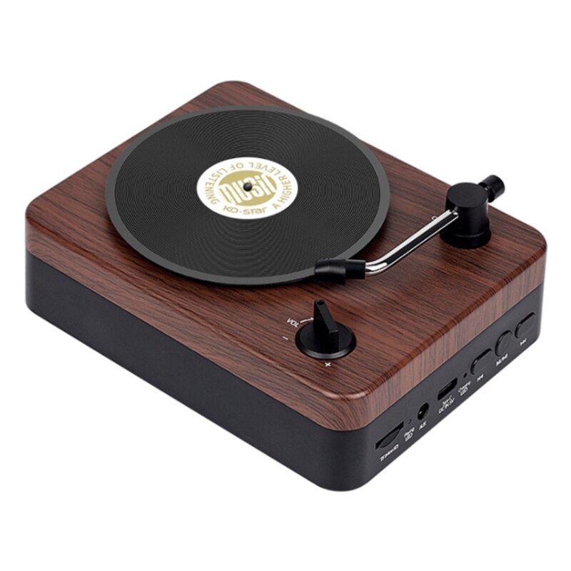 Retro Record Bluetooth Speaker Subwoofe Atomic Wir... – Vicedeal