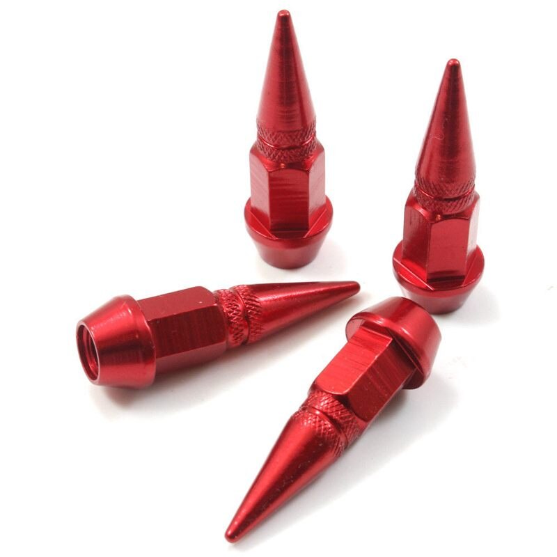 4 pcs Red Spike Wheel/Tire Valve Stem Car-Truck Ai... – Grandado