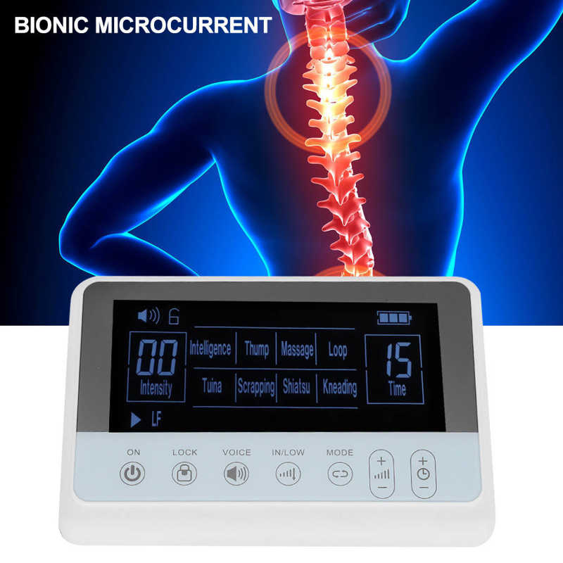 LCD Muscle Stimulator Electric Pulse Physiotherapy... – Vicedeal