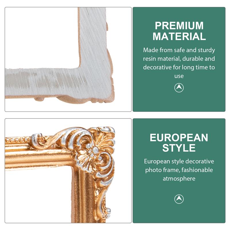 resin Photo Frame Prop Decorative Resin Picture Fr... – Grandado