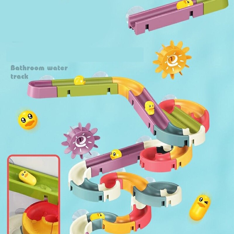 Assembly Slideway Toy Water Play Game Summer for B... – Grandado