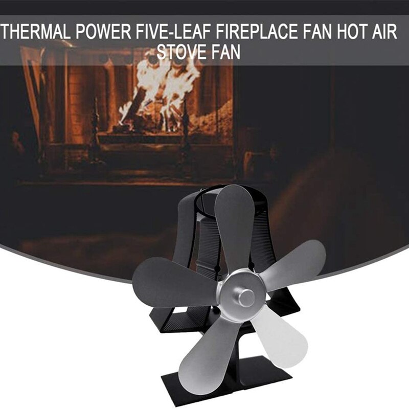 Thermal Power Fireplace Fan Heat Powered Wood Stov... – Grandado
