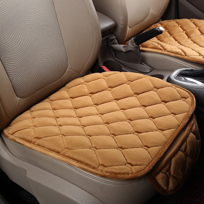 Car Seat Covers Cushion Front Velvet Car Seat Cush... – Grandado