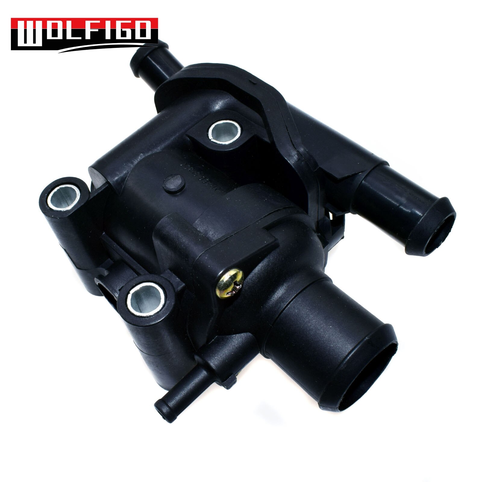 WOLFIGO Thermostat Housing Water Outlet For Ford E... – Grandado