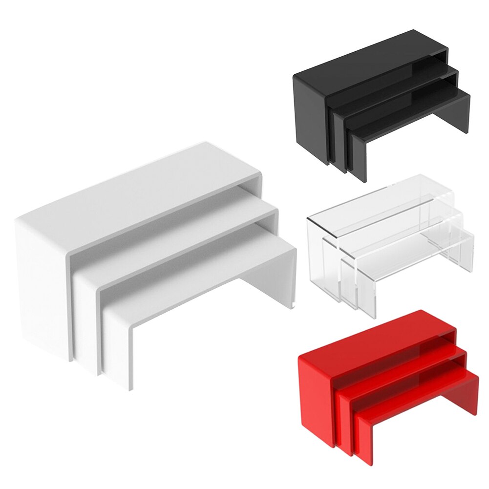 3Pcs/Set 3mm Acrylic U Type Display Stand Cabinet ... – Vicedeal