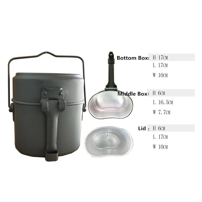 VILEAD Aluminum Outdoor Tableware Set Army Green D... – Vicedeal