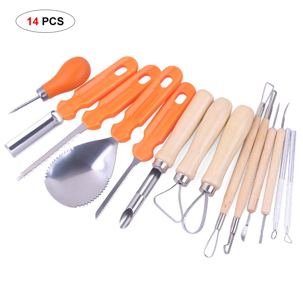 14Pcs Pumpkin Carving Tool Kit Easily Carve Sculpt... – Vicedeal