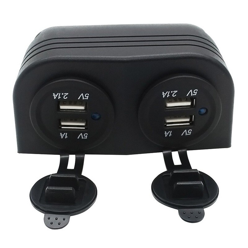 12V TO 5V/3.1 A Dual USB Port Socket Surface Mount... – Grandado