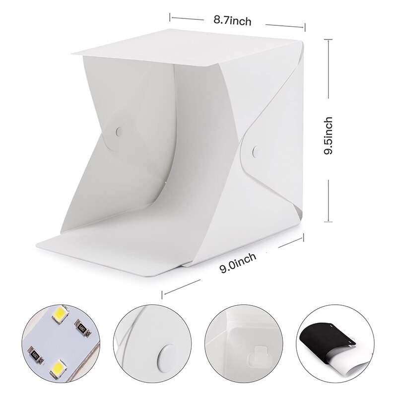 Mini Folding Lightbox Photography Photo Studio Sof... – Grandado