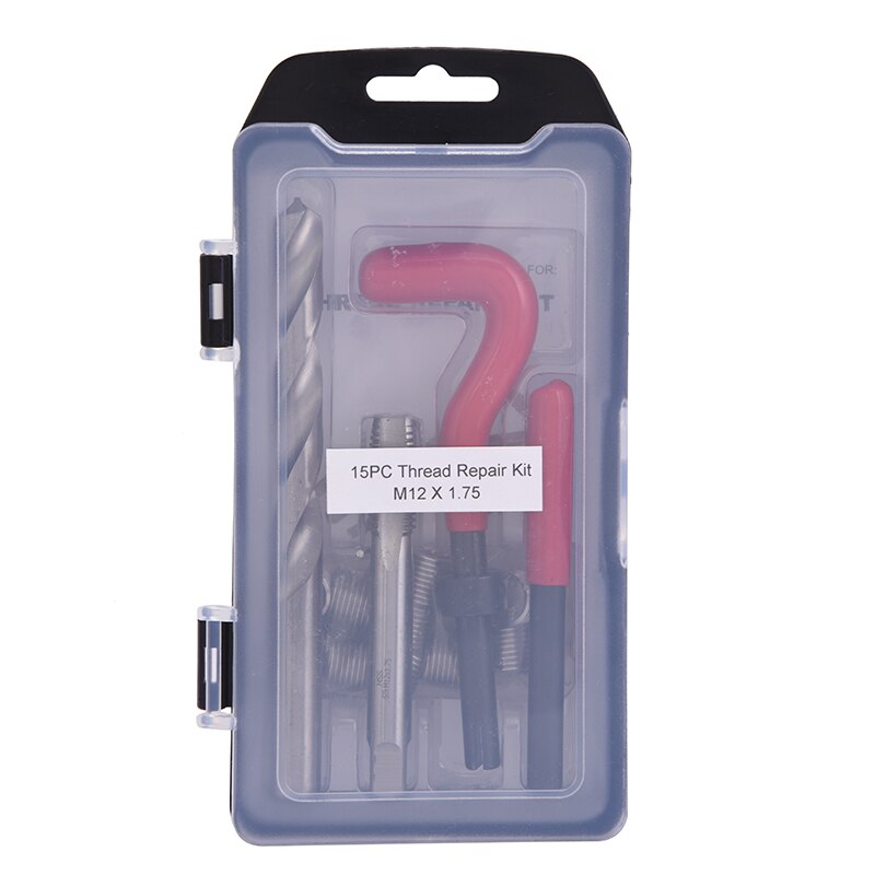 15 stücke Gewinde Reparatur Kit M12x1.25/M12x1.5/M... – Vicedeal