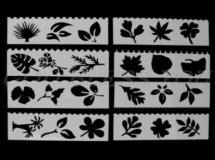 8 st / uppsättning barn plast ritmall linjaler ste... – Grandado