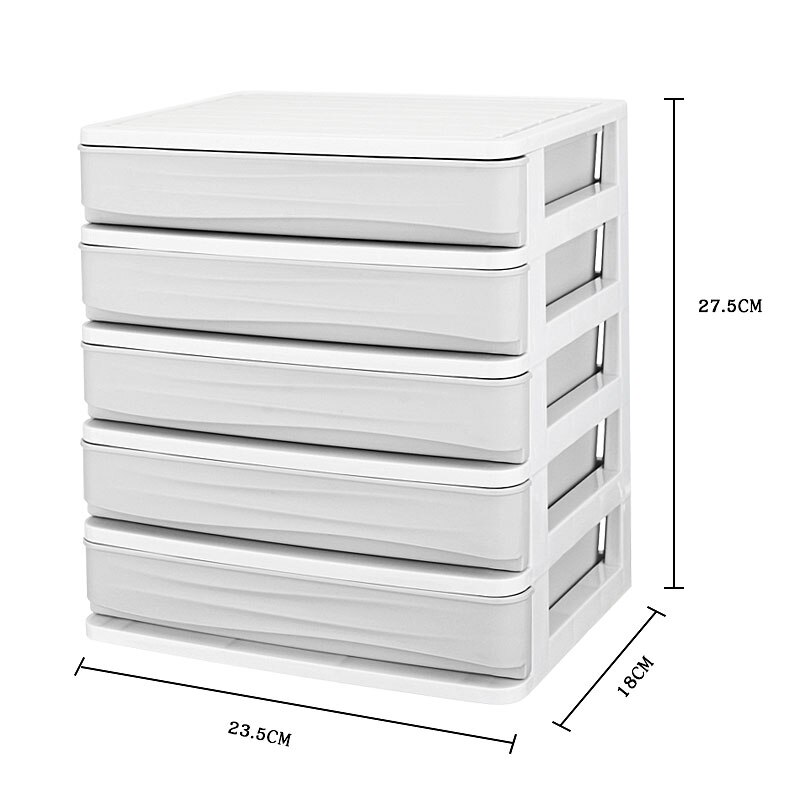5 Layer Plastic Storage Drawer Colorful Desk Stora... – Vicedeal