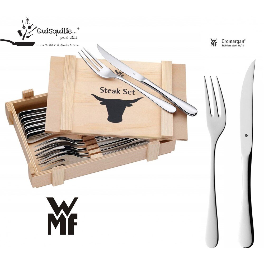Wmf Set 12 Stuks Steak Messen En Vorken Rvs 18/10 ... – Grandado