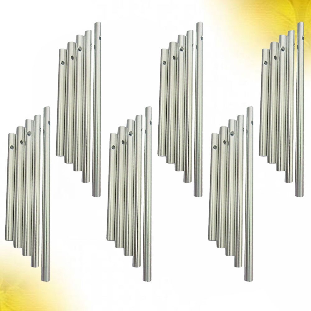 30Pcs Different Length Wind Chime Tubes Set Silver... – Grandado
