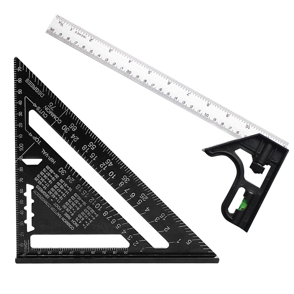 7 inch Metric Triangle Angle Ruler Adjustable Spee... – Grandado