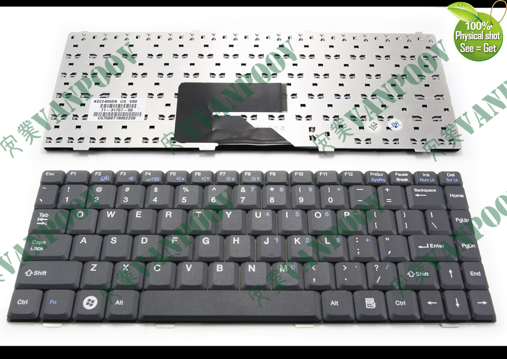 US Laptop keyboard for Founder R511 R511V A511 H51... – Grandado