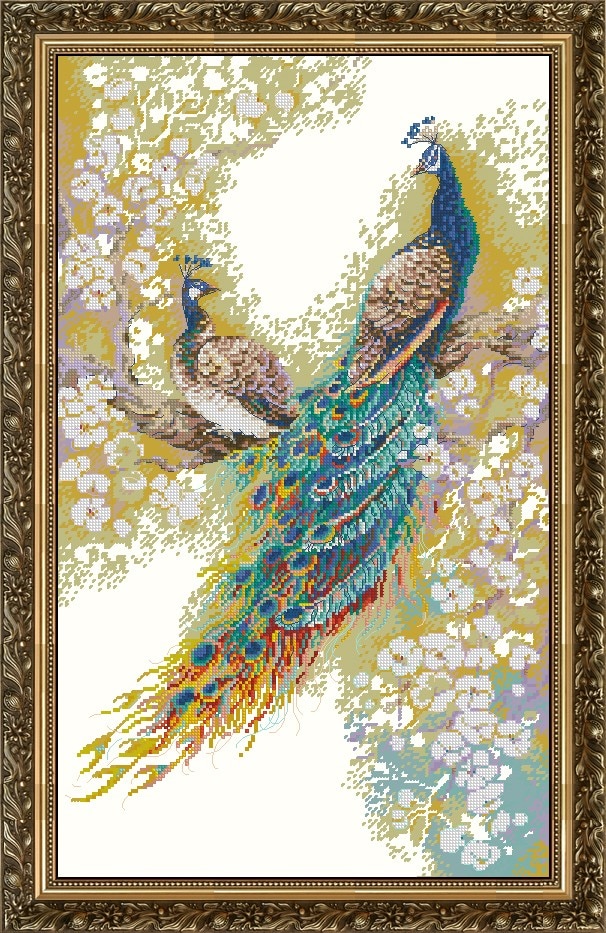 Topkwaliteit Mooie Verkoop Telpatroon Pauw Twee Pa... – Grandado