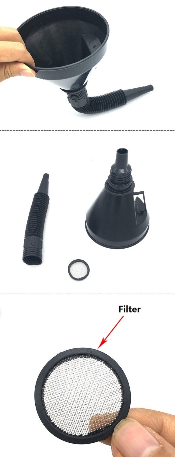 General ATV UTV Car Motorcycle Funnel Gasoline Oil... – Vicedeal