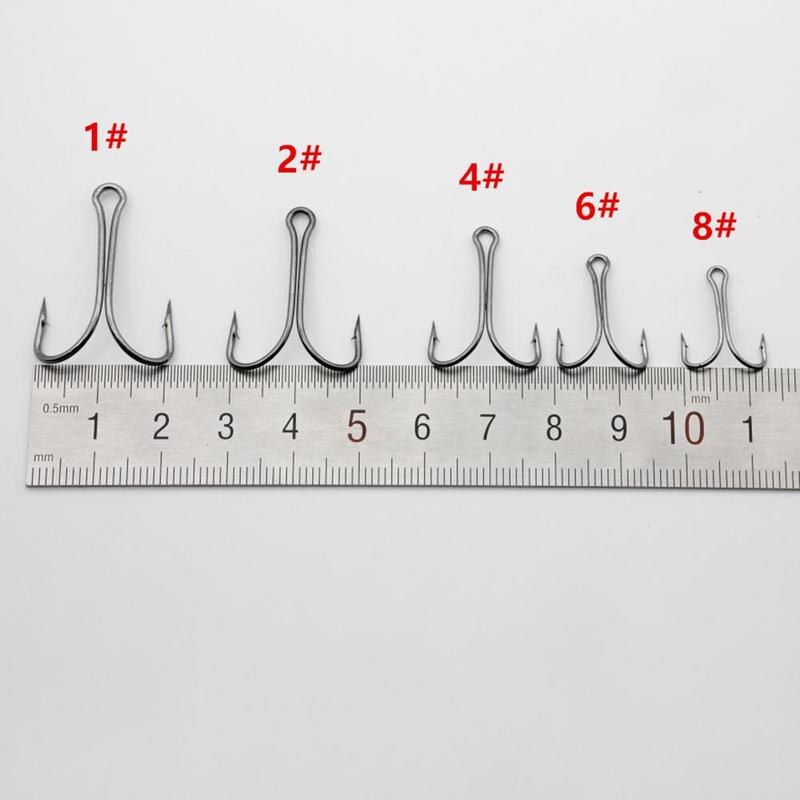 50pcs Dual Hooks High Carbon Steel Black Fishing H... – Grandado