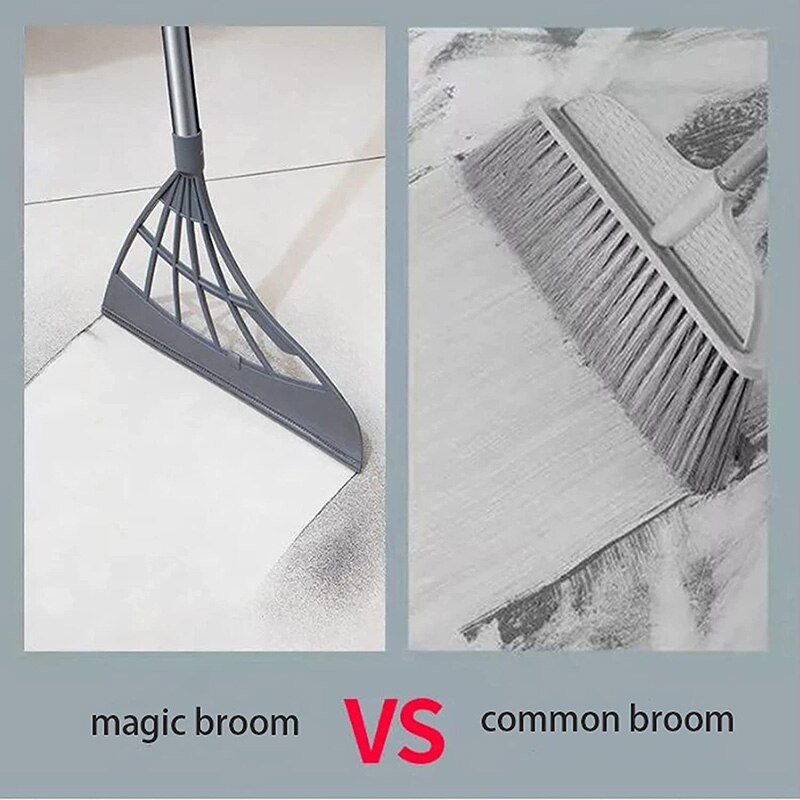 Telescopic Magic Broom Remove Dirt and Hair Silico... – Grandado