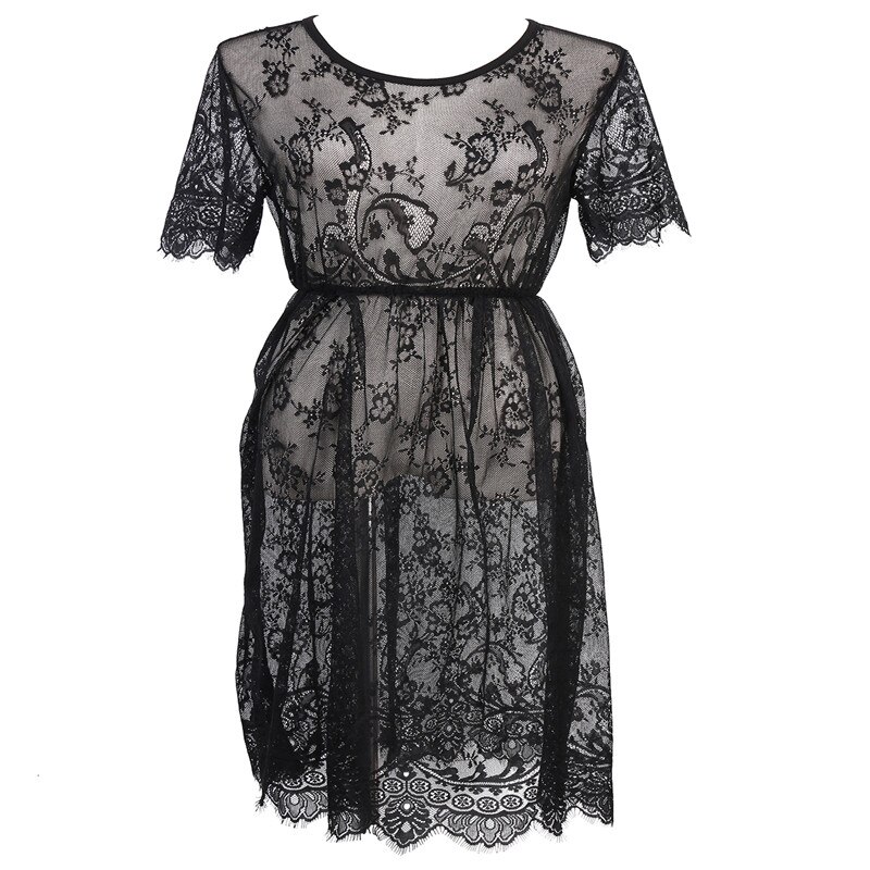 hirigin Summer Black Sheer Sexy Beach Lace One Pie... – Vicedeal