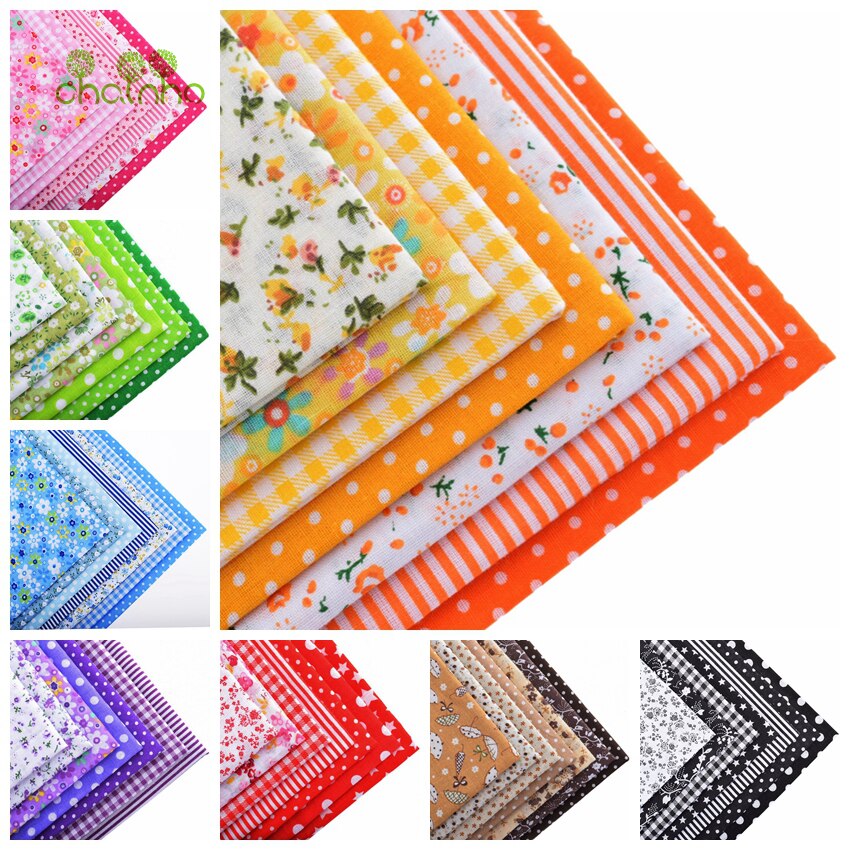 56 Stks/partij Dunne Plain Katoen Stof Patchwork V... – Grandado