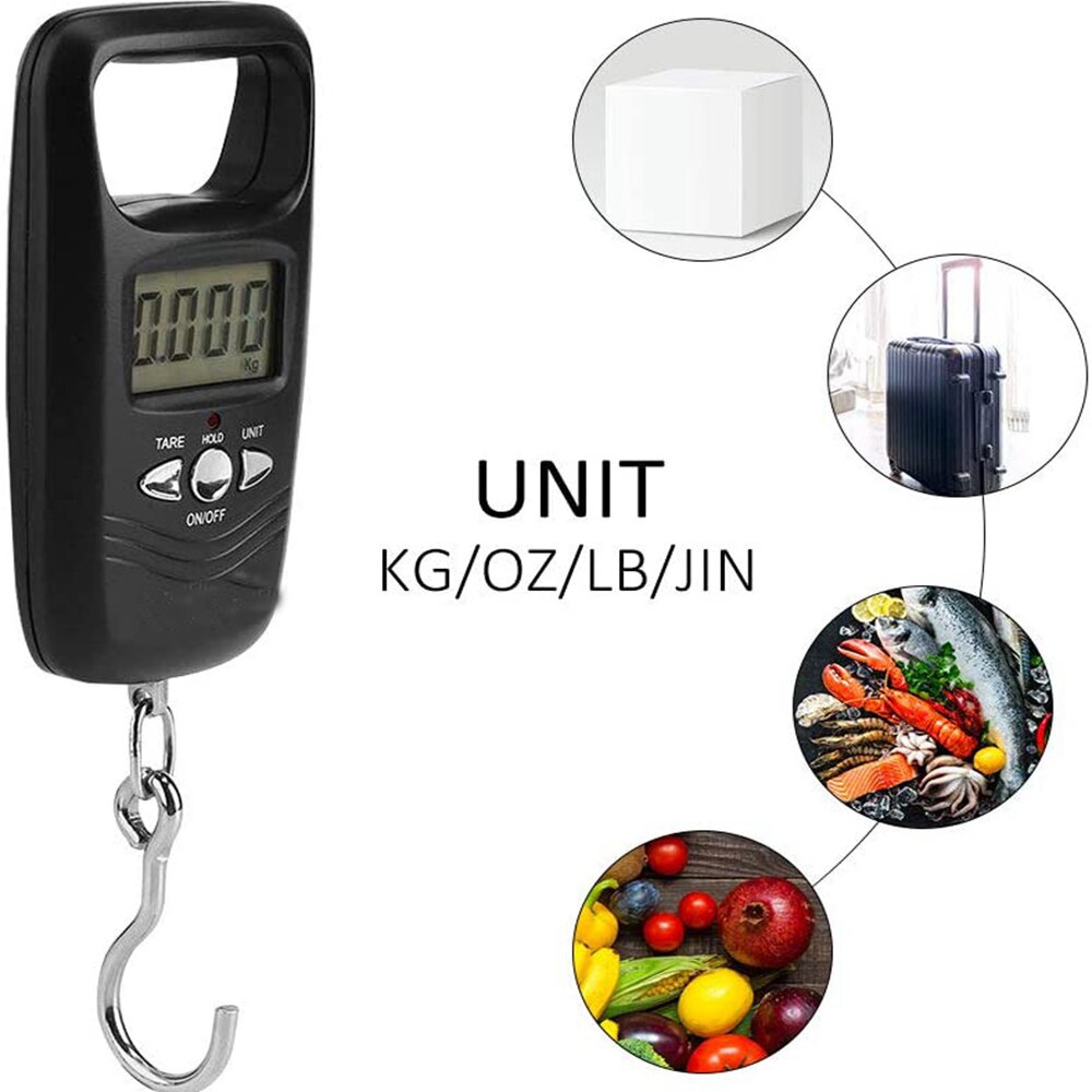 Mini Digital Scale Pocket Portable 50kg Hanging Lu... – Grandado