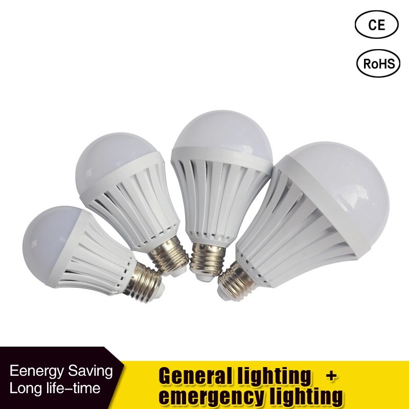 Led Emergency Light LED Bulb E27 5w 7W 9W 85-265v ... – Grandado