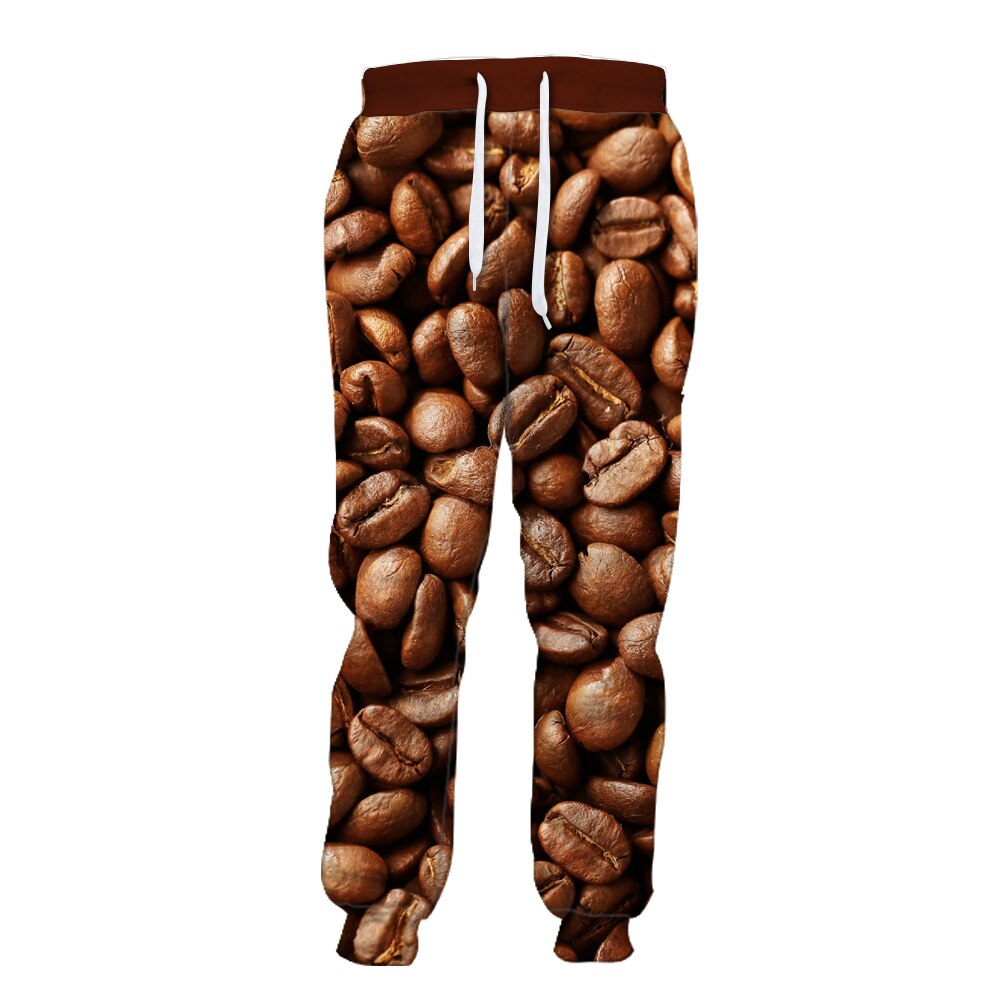 Alternative Fun Coffee Bean Printed Men's Casual 3... – Grandado