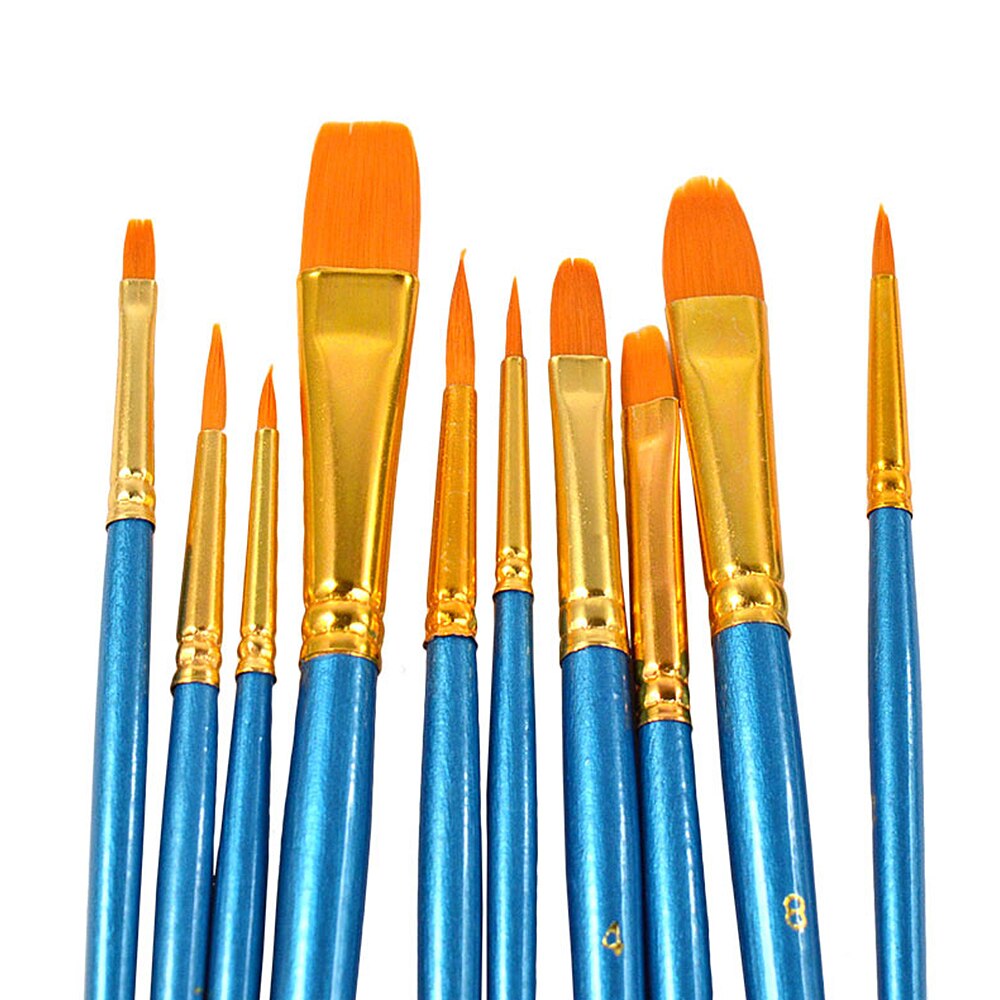 Artist Paint Brushes Set Kit Watercolour Acrylic O... – Grandado