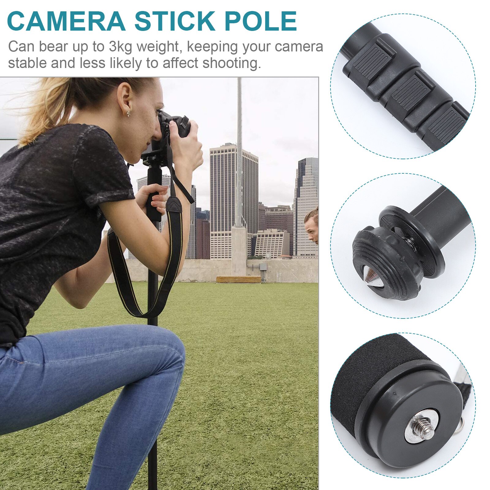 Camera Monopod Telescopic Camera Monopod Pole for ... – Vicedeal