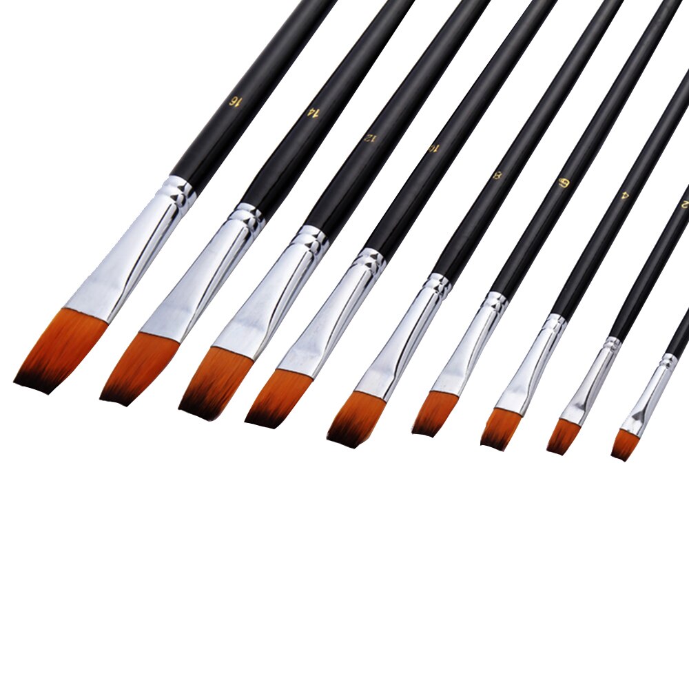 9Pcs Professionele Kunst Levert Kunstenaar Pensele... – Grandado