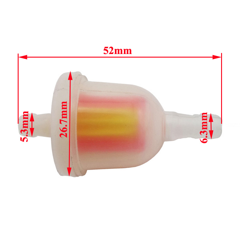 XLSION 5pcs Universal Fuel Filter Gas Filter For M... – Grandado