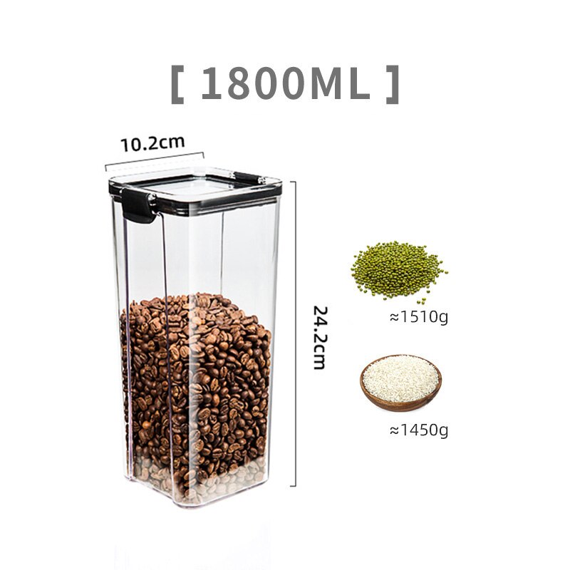 Airtight Food Storage Containers Set with Lids Pla... – Grandado