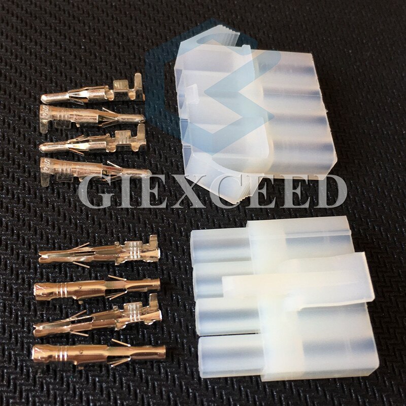 2 Sets 4 Pin Großen Tamiya Stecker Kits Große Tami... – Vicedeal