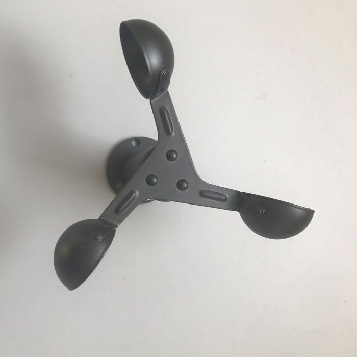 Wind Speed Sensor Three Cup Anemometer Metal Alumi... – Grandado