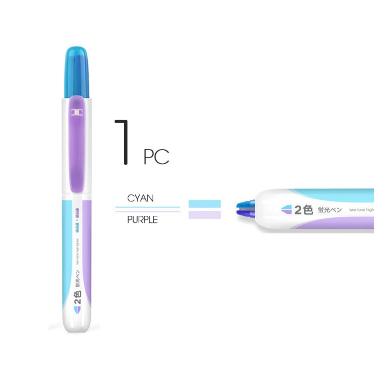 Andstal 1pc 2 Colors in 1 Tip Retractable Highligh... – Grandado