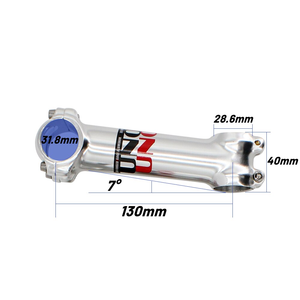 UNO MTB Bicycle Stem Ultralight Silver Road Mounta... – Grandado